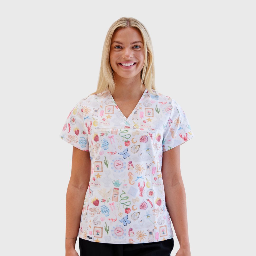 Lucky Charm | Fun Scrub Top – Scrub Soda
