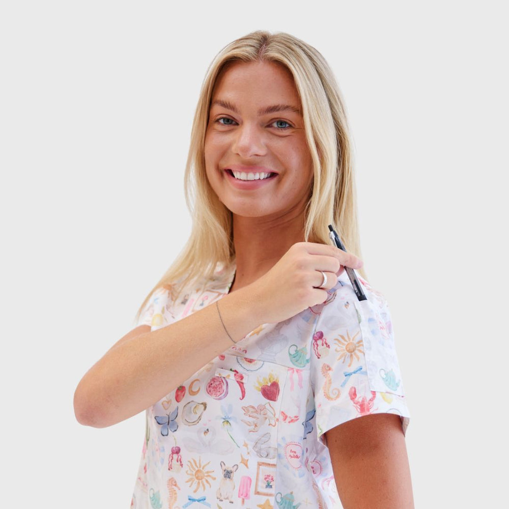 Lucky Charm | Fun Scrub Top – Scrub Soda