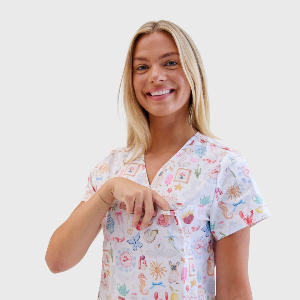 Lucky Charm | Fun Scrub Top – Scrub Soda